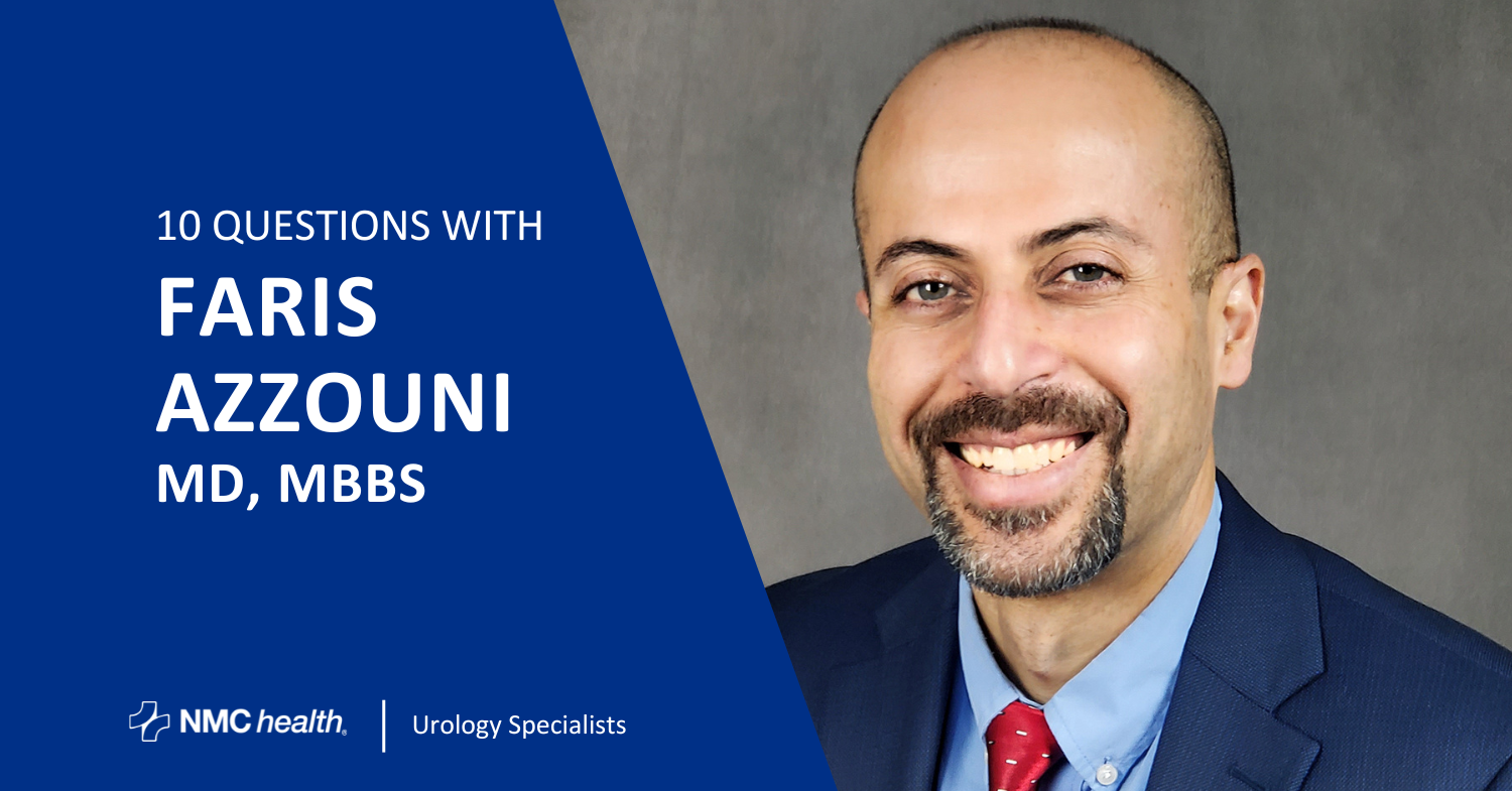10 Questions with Dr. Faris Azzouni, MD, MBBS - NMC Health